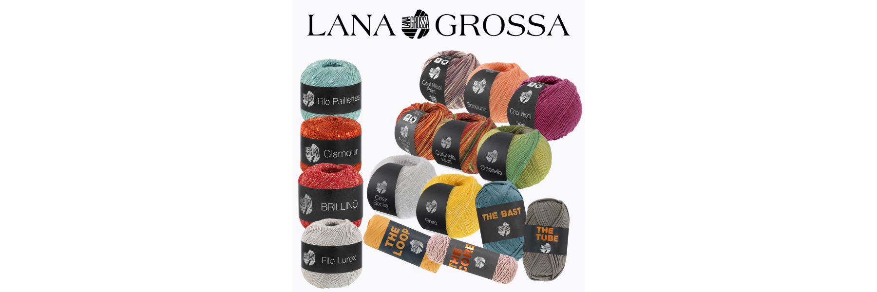 1501 - Kirschrot meliert Lana Grossa Cool Wool Mélange - Merino Ext..