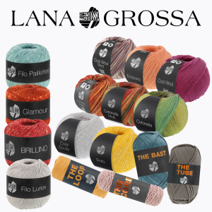 1501 - Kirschrot meliert Lana Grossa Cool Wool Mélange - Merino Ext..